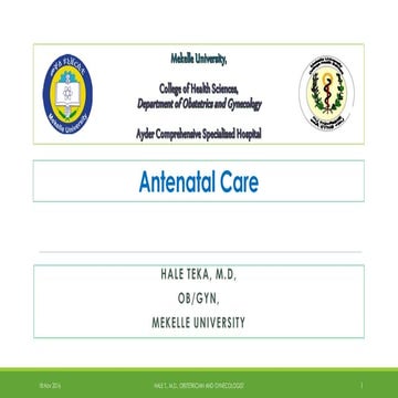 Anc revised | PDF | Pregnancy | Reproductive Health