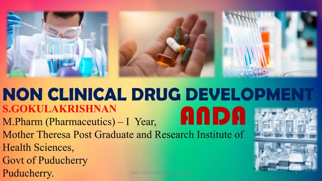 Non clinical drug development. ppt | PDF