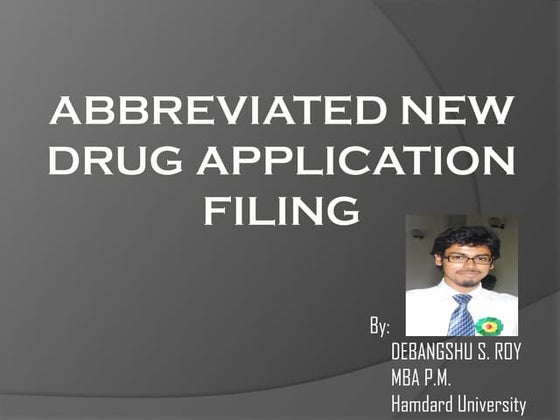 NDA and ANDA regulatory approval process | PPTX | Pharmaceutical ...