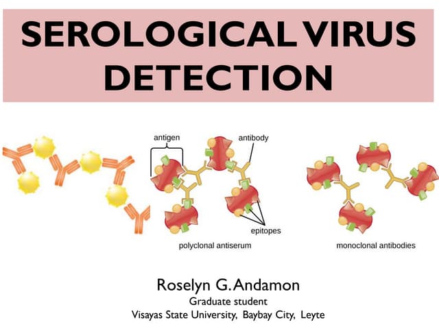 Serological detection techniques of plant viruses | PDF