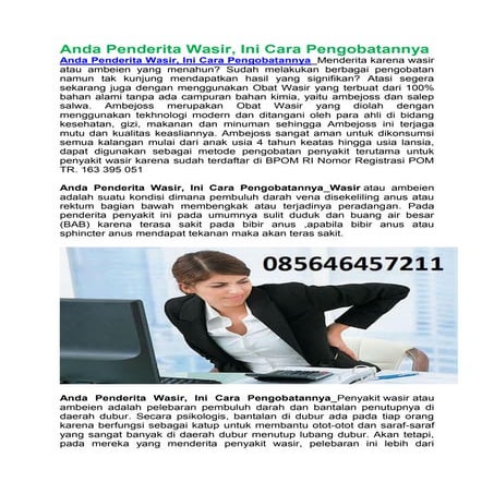 Wasir dan pengobatanya | PDF