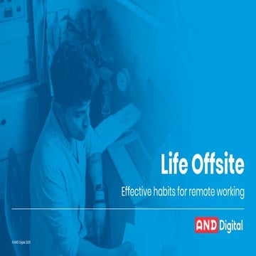 Effective Habits For Remote Working | AND Digital | PPT