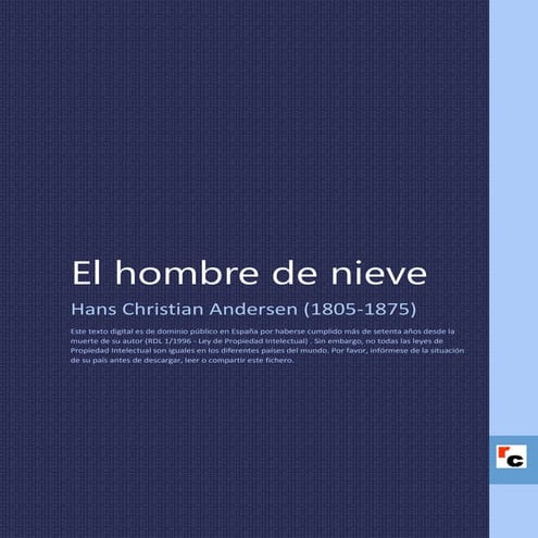 Andersen el hombre de nieve | PDF
