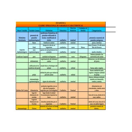 Anderson Diaz Perez Cuadro Operacional Variables | PPT