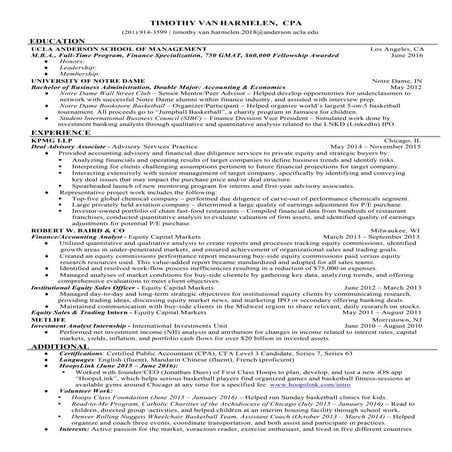 Current Resume | PDF | Business Accounting & Finance | Business