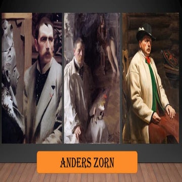 Anders Zorn | PDF | Painting | Arts and Crafts