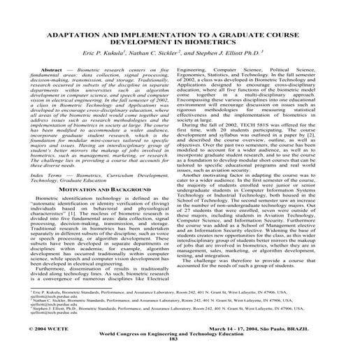 Integrated microsystemscurriculum | PDF