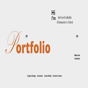 Andi Nurul Fadhyllah Al Khumairah Az Zahrah_Graphic Design Portfolio | PDF