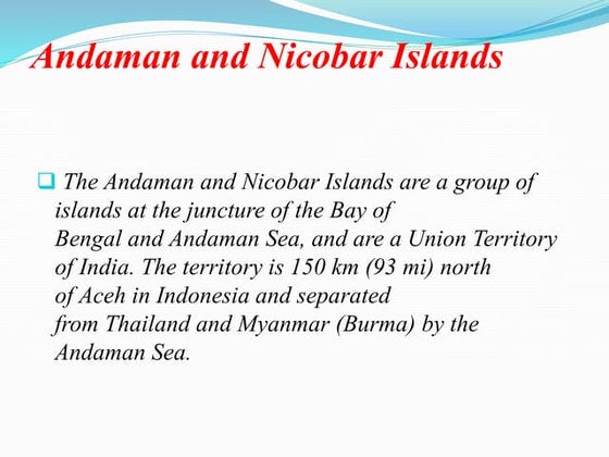 Andaman & Nicobar | PPTX