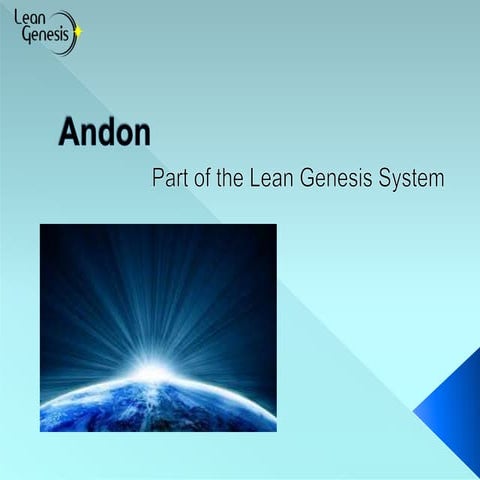 Andon presentation | PPTX