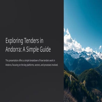"The best and unique tenders in Odisha." | PPTX