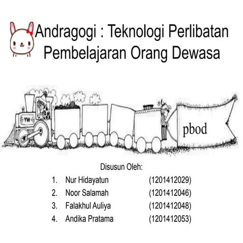 Andragogi, teknologi pembelajaran orang dewasa | PPTX