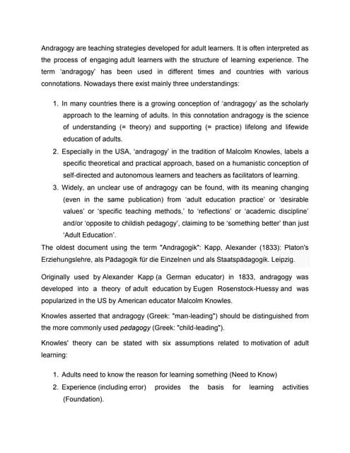 Experiential Learning Theory | ZIP | Adult Education | Education