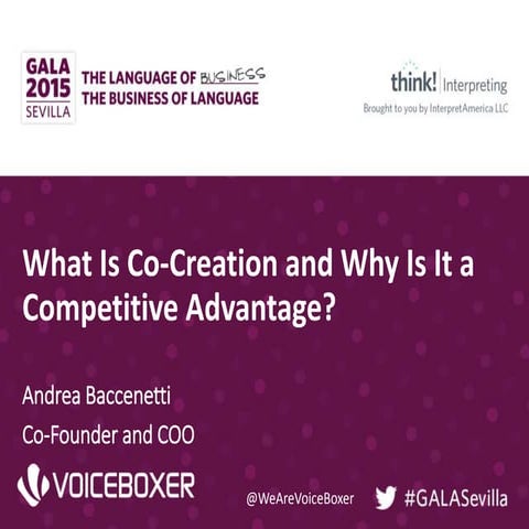 What is Co-Creation and Why is it a Competitive Advantage? | PPTX