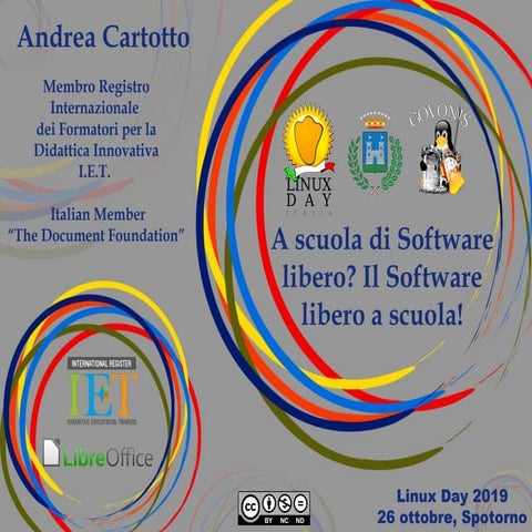 Andrea cartotto - Speech per il Linux Day 2019 - Spotorno | PDF