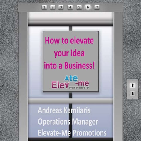 Elevate-Me Promotions ~ Andreas kamilaris | PPTX