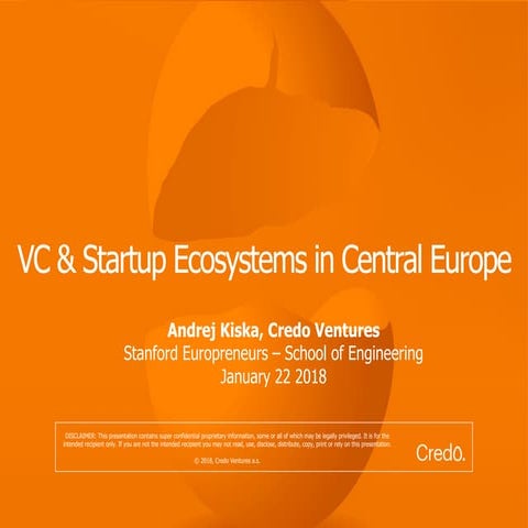 Andrej Kiska - Credo Ventures - CZ - VC & Startup Ecosystem in Central ...