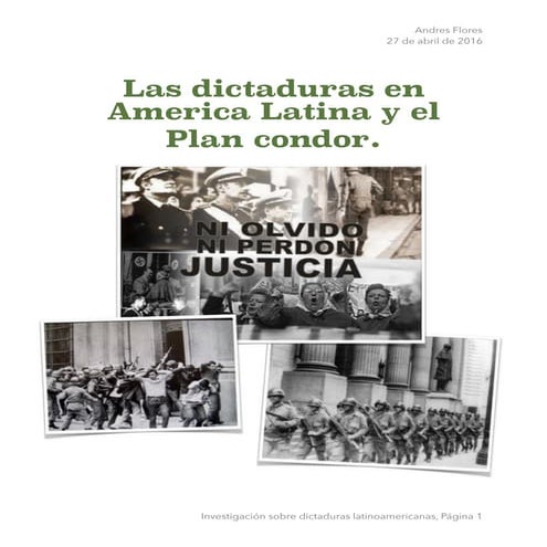 Las dictaduras en america latina | PPTX