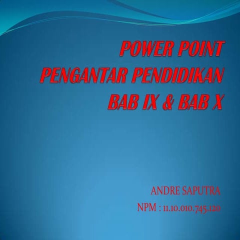 Andre saputra pp | PPT