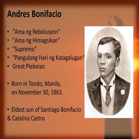 Andres bonifacio | PPTX