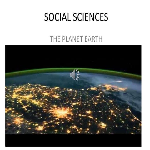 Social sciences . The Earth. | ODP