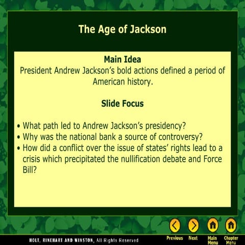Andrew Jackson | PPT