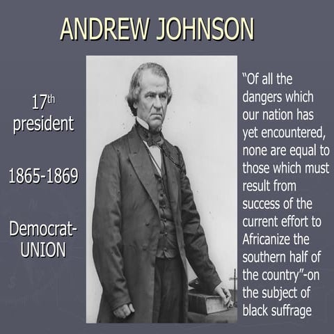 Andrew Johnson | PPT