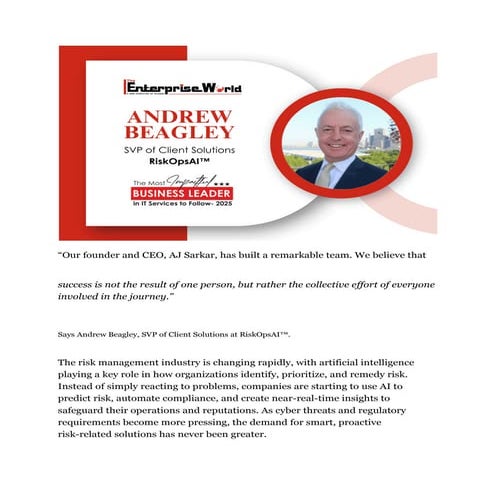 Andrew Beagley_ A Visionary Guiding The Risk Management Industry Toward ...