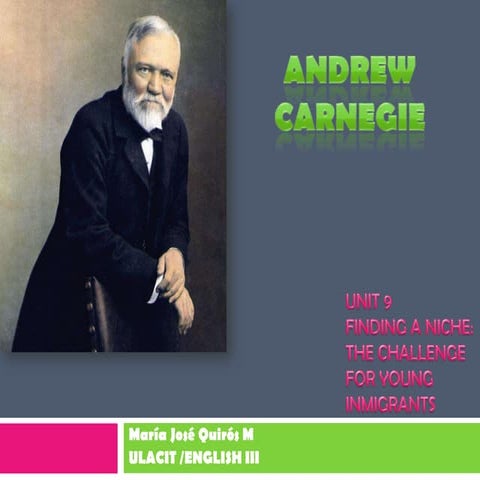 Andrew carnegie | PPTX