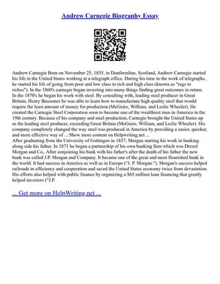 Andrew carnegie | PPT