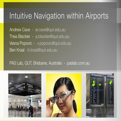 Intuitive Navigation within Airports | PPT