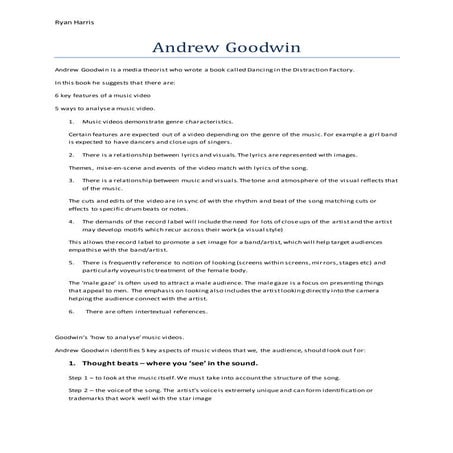 Andrew goodwin | PDF