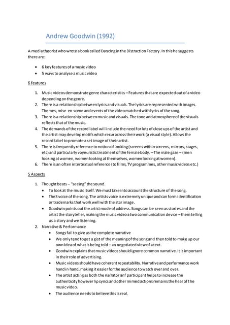 Andrew goodwin (1992) | PDF