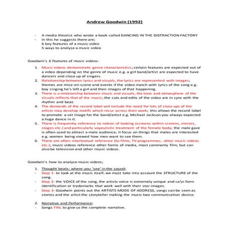 Andrew goodwin | PDF