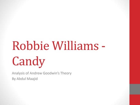 A2 MUSIC VIDEO ANALYSIS | PPT