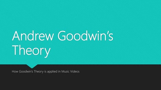 Music Video Analysis A2 | PPT