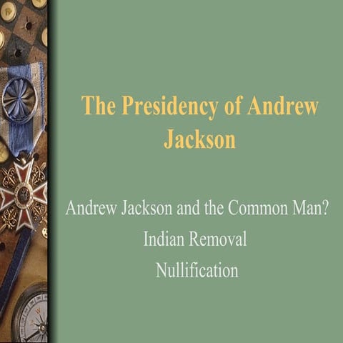 Andrew jackson and indian removal | PPT