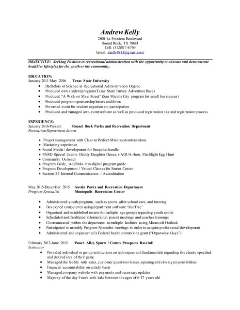 UG Resume Example (1) | PDF