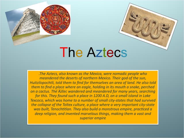 Aztec Civilization | PPT