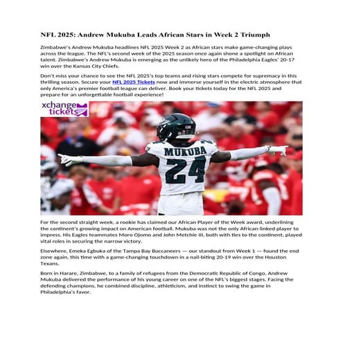 Andrew Mukuba Shines as African Stars Dominate Week 2.docx
