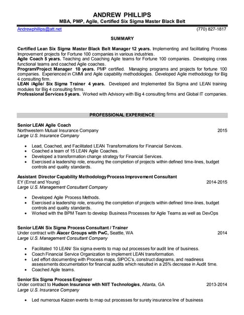 R. Jay Gann - Resume - Project Management Leader | PDF
