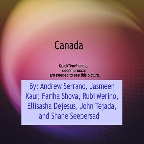 Canada Presentation | PPT