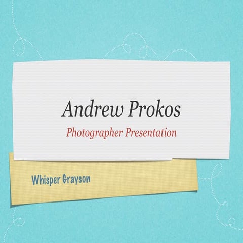 Andrew prokos | KEY