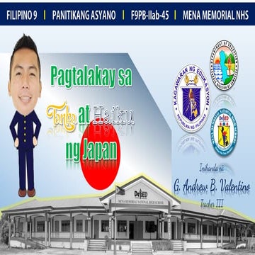 tayutay (SIMILE, METAPOR, PERSONIPIKASYON, PAGMAMALABIS) | PPTX