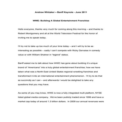 Andrew Whitaker | DOC