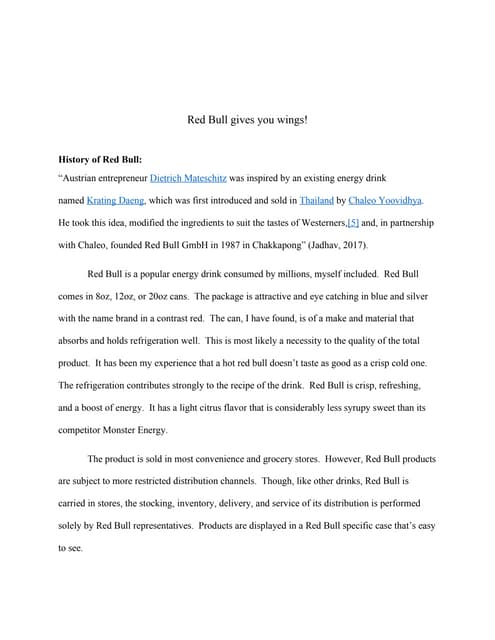Red Bull Creative Brief | PDF