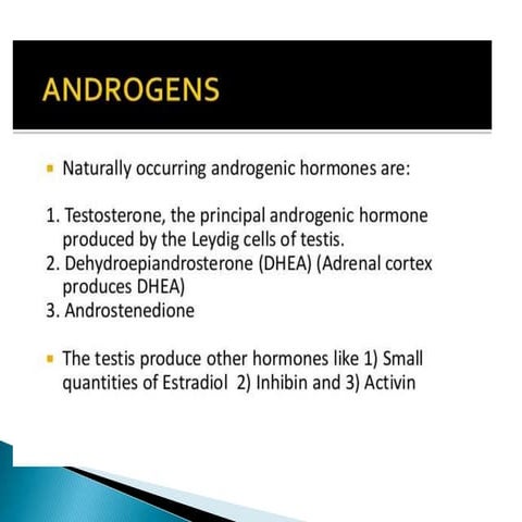 androgens and antiandrogens.pptx by rammohan | PPTX
