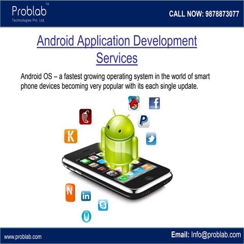 Android Development Services in Chandigarh | PPT