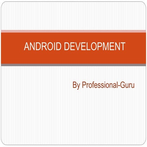 Android Development | PPT