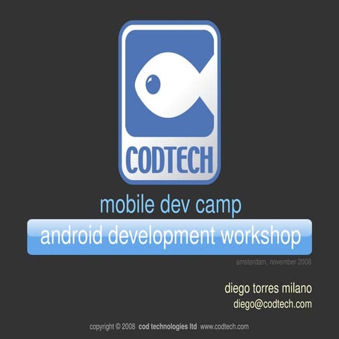 Android Development Workshop Ppt